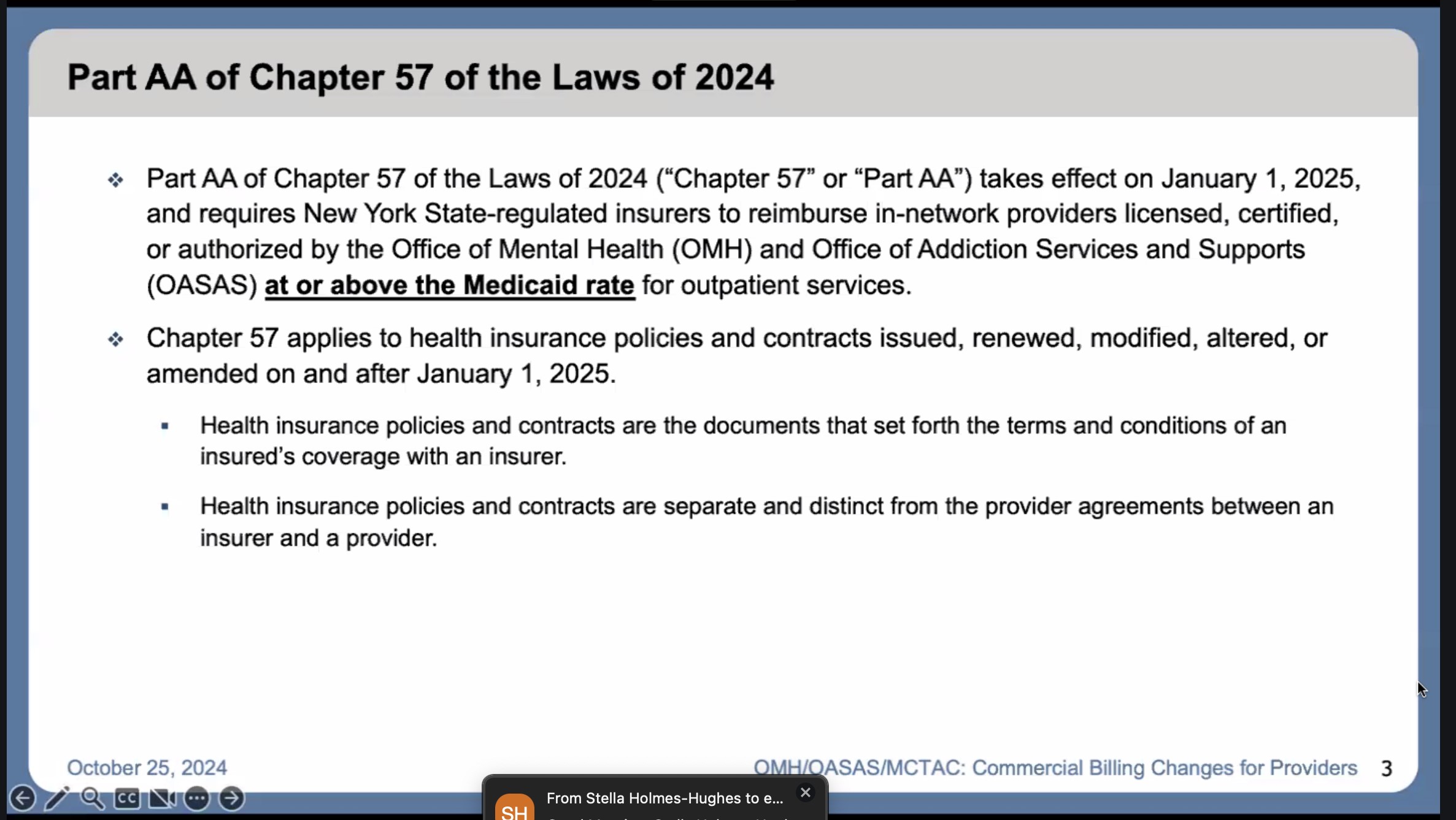 OMH/OASAS/MCTAC Webinar on Commercial Rate Mandate – NYS Council for ...